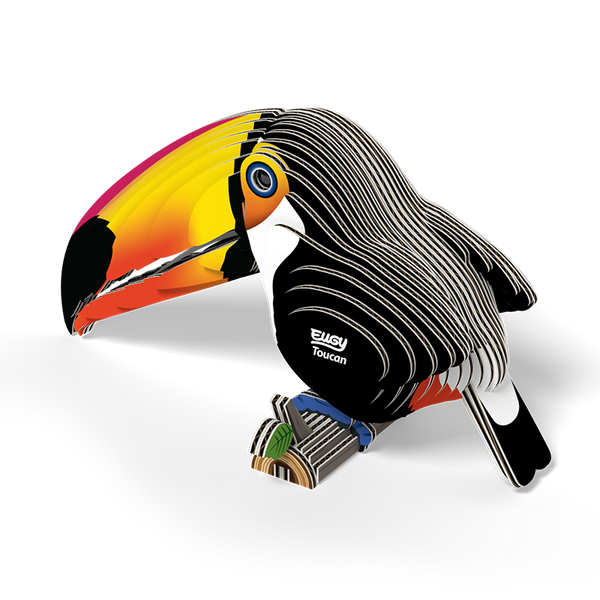 Puzzle 3D Eugy Dodoland - Toucan (Tucán) - Wood and Music