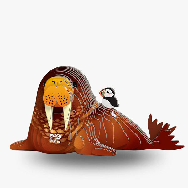 Puzzle 3D Eugy Dodoland - Walrus (Morsa) - Wood and Music