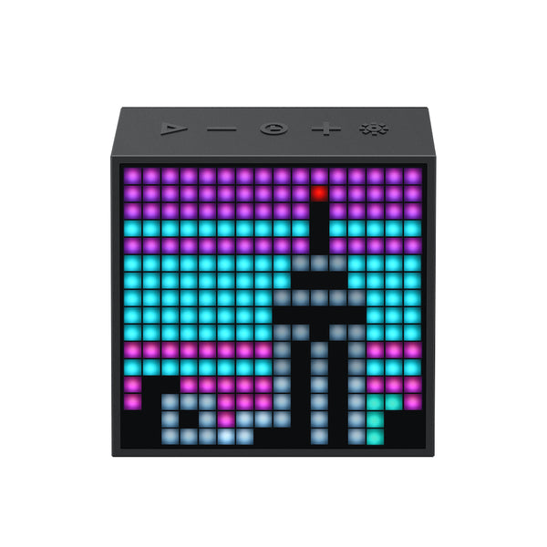 Parlante bluetooth Divoom - Timebox EVO pixel art classic - Wood and Music